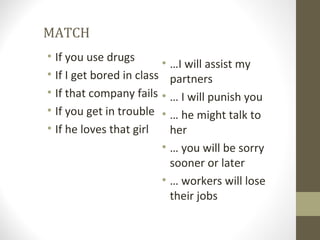 Class presentation conditionals i | PPT