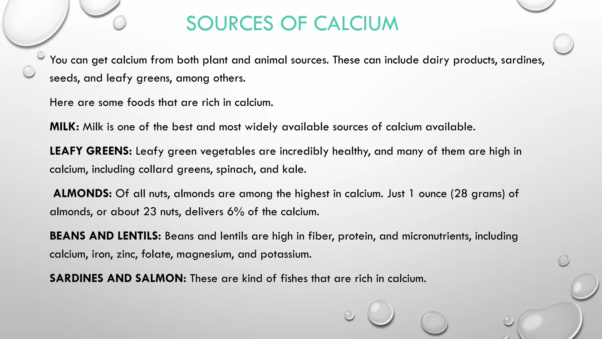 Class presentation for calcium deficiency | PPTX