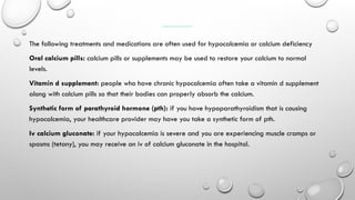 Class presentation for calcium deficiency | PPTX