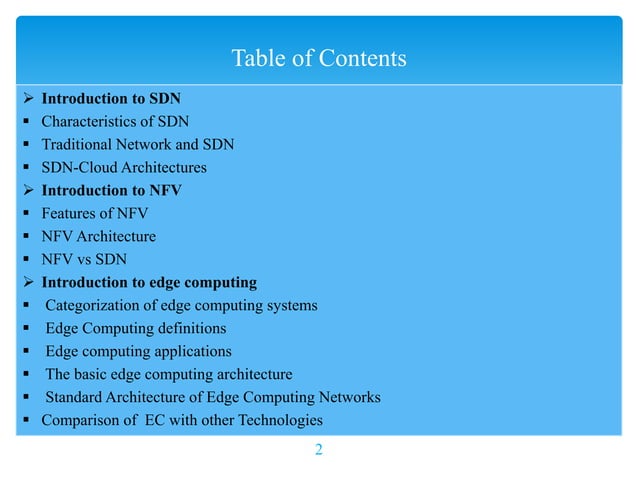 Introduction To Sdn Nfv And Edge Computing Pptx Cloud Computing Internet