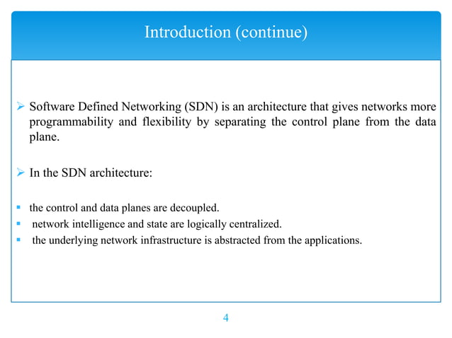 Introduction to SDN, NFV & Edge Computing | PPTX | Cloud Computing | Internet