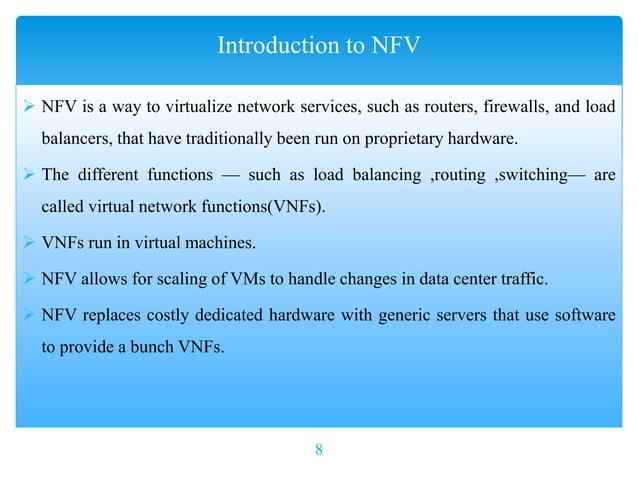 Introduction to SDN, NFV & Edge Computing | PPTX | Cloud Computing | Internet