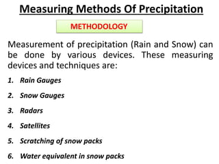 Presentation on Precipitation based on Remote Sensing | PPTX | Weather ...