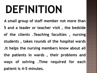 Class presentation on nursing rounds and reports.pptx