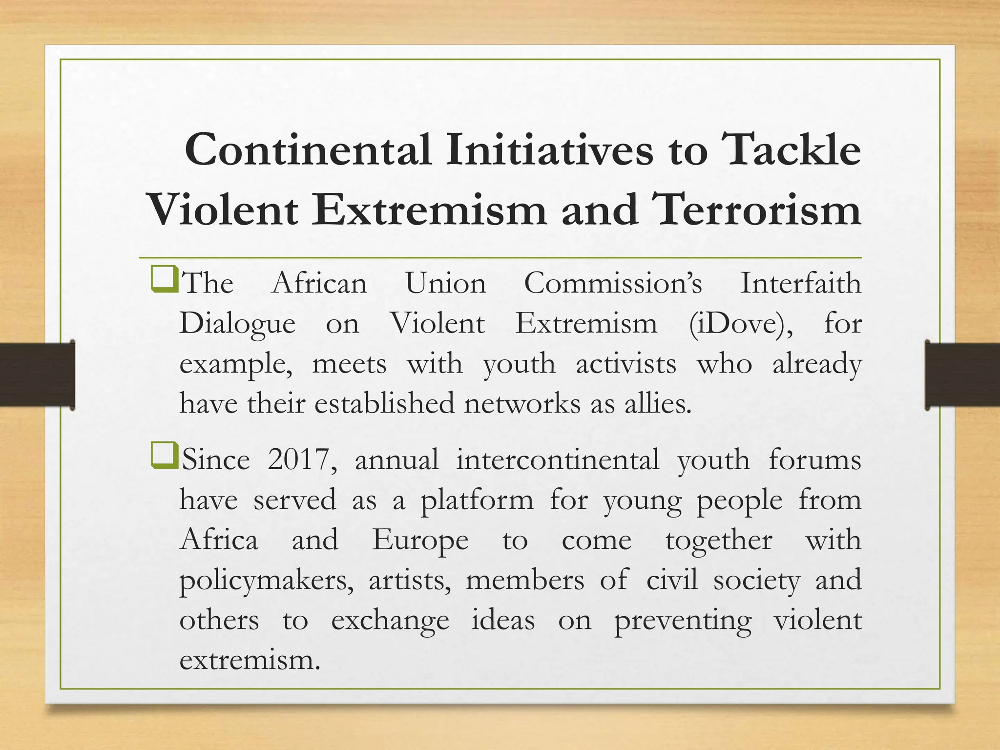 Class Presentation on Terrorism and violent extremism.ppt