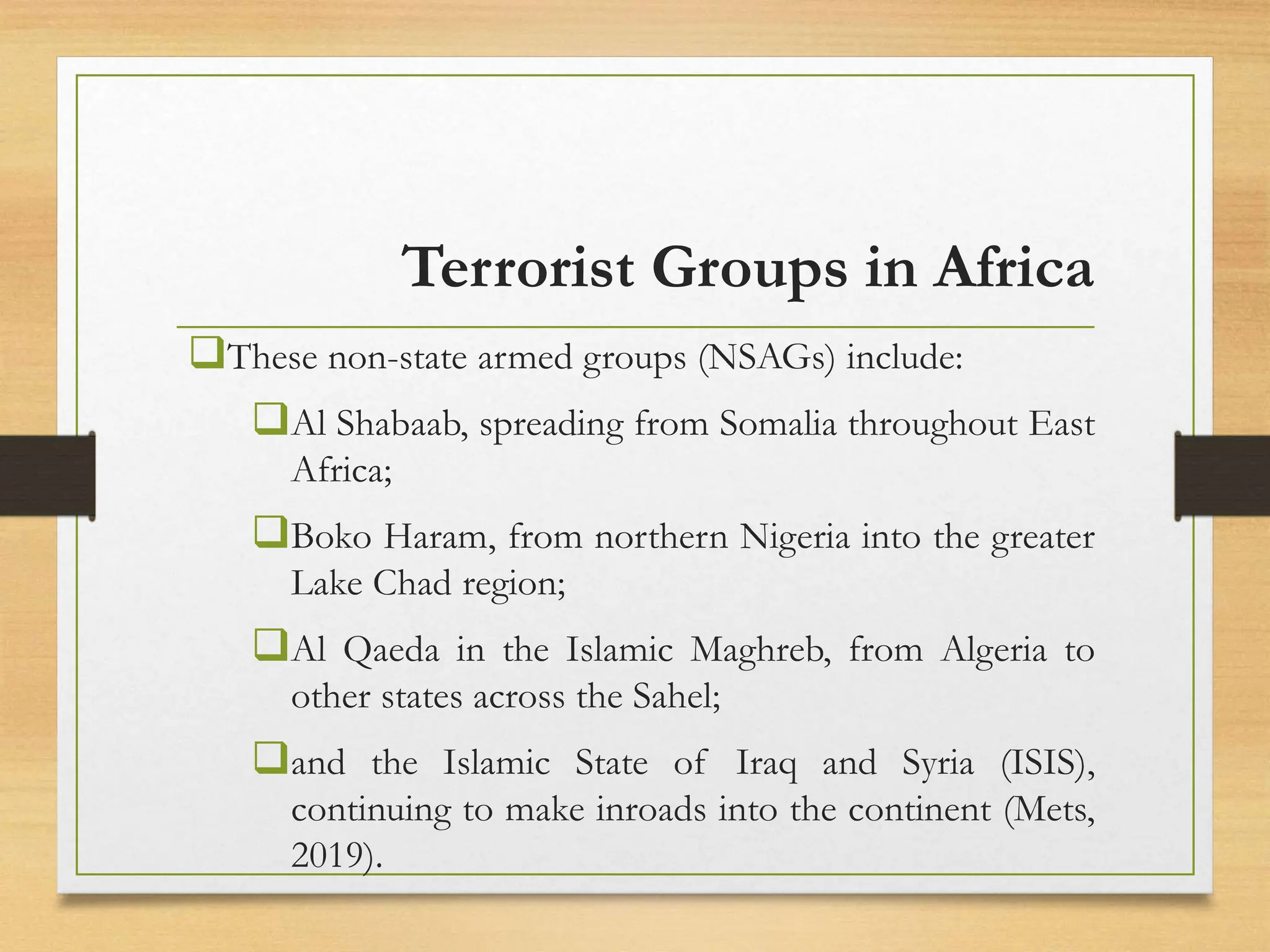 Class Presentation on Terrorism and violent extremism.ppt