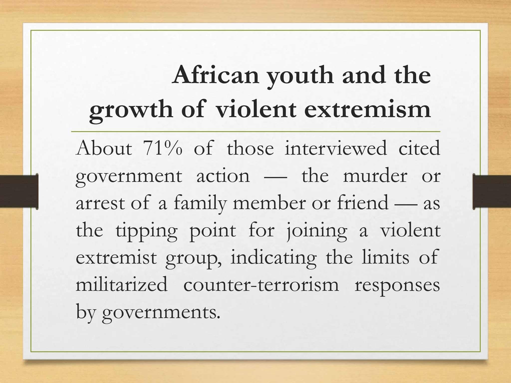 Class Presentation on Terrorism and violent extremism.ppt
