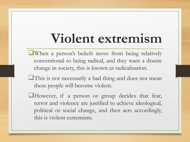 Class Presentation on Terrorism and violent extremism.ppt | Terrorism ...