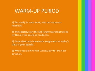 Class Procedures | PDF | Homework and Study | Education