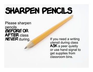 Class Procedures | PDF