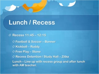 Class procedures | PPT