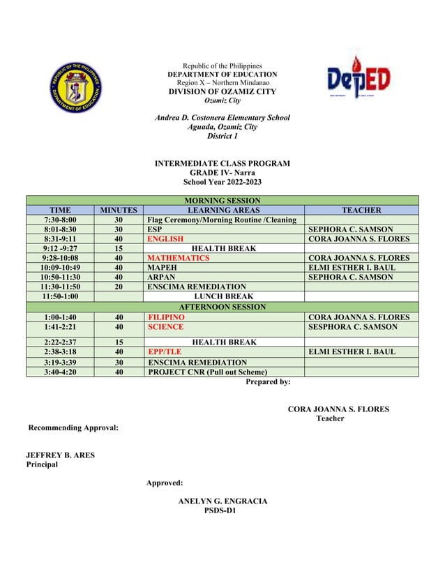 CLASS PROGRAM.docx