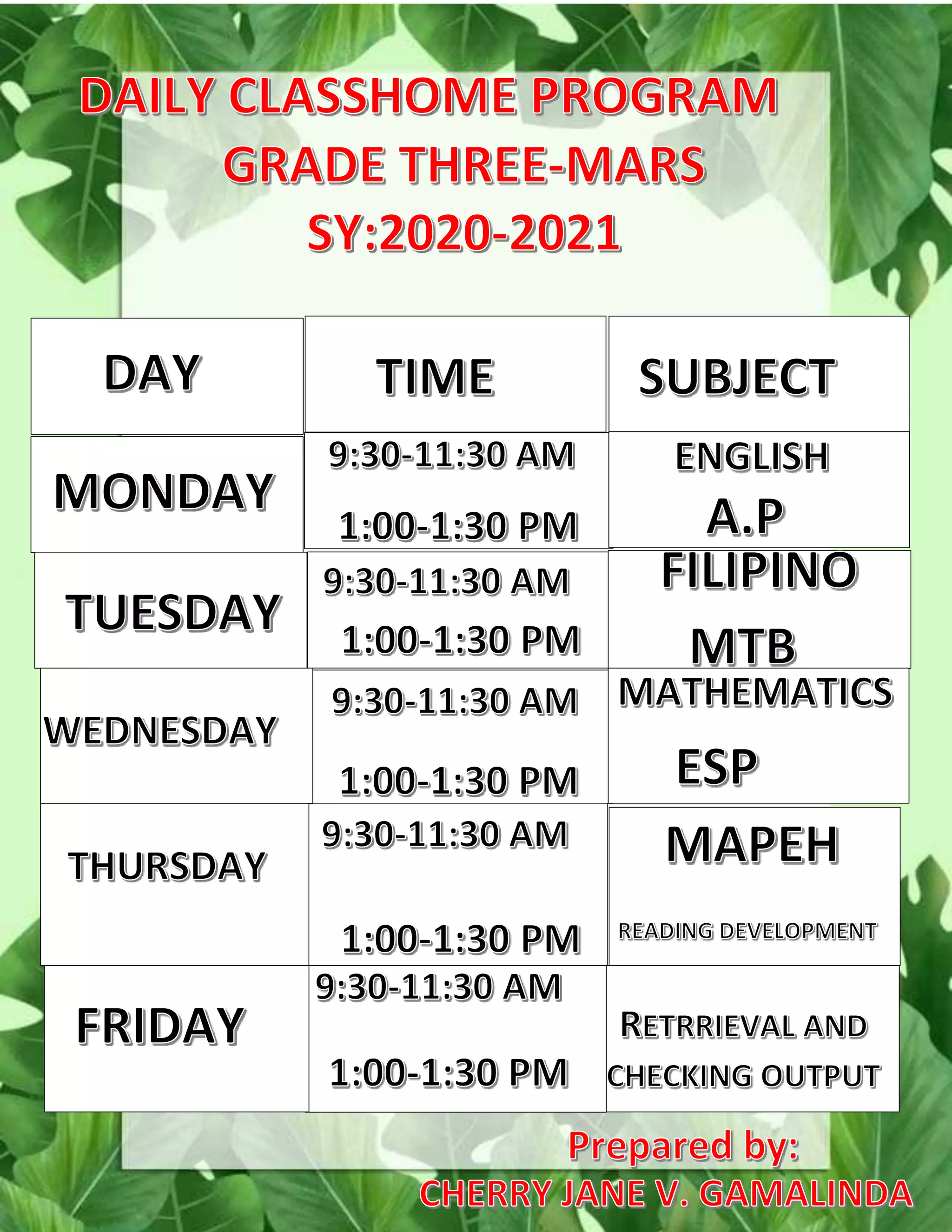 CLASS PROGRAM - Copy.docx