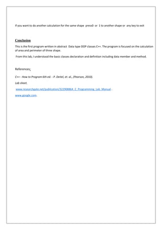 Class program and uml in c++ | PDF