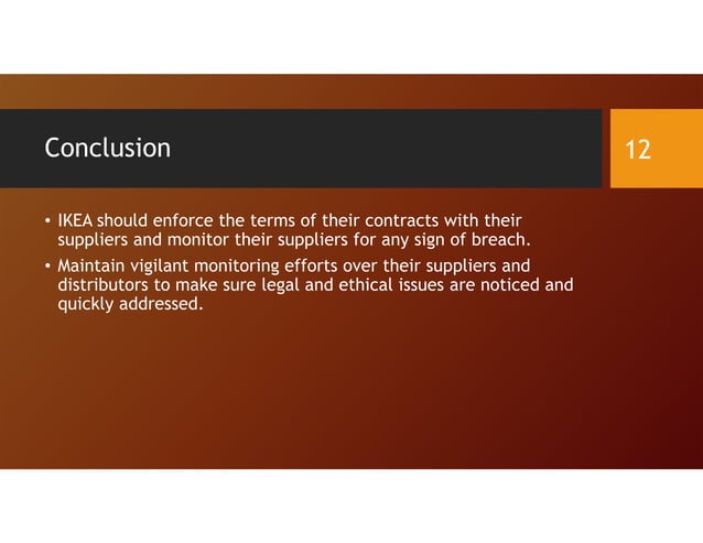 Class project ikea’s challenges in global markets and child labor | PPT