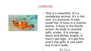 Describing animals final task 5th b | ODP