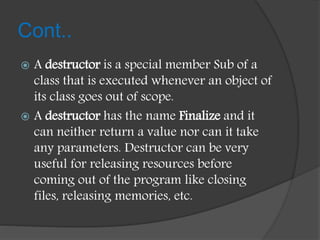 Class properties | PPT