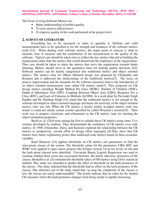 Class quality evaluation using class quality scorecards | PDF