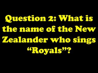 Kids quiz 2013 | PPTX