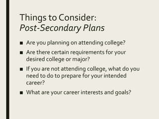 Freshman Class Registration | PPTX