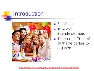 Class reunion ideas | PDF