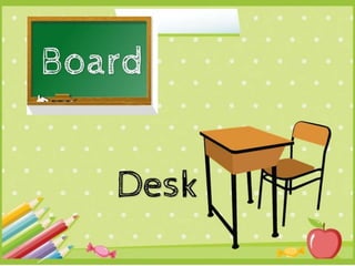 Classroom objects | PPTX | Education