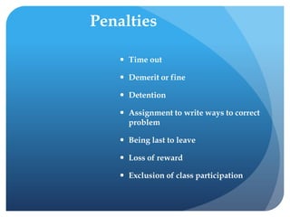 Classroom management ppt | PPTX