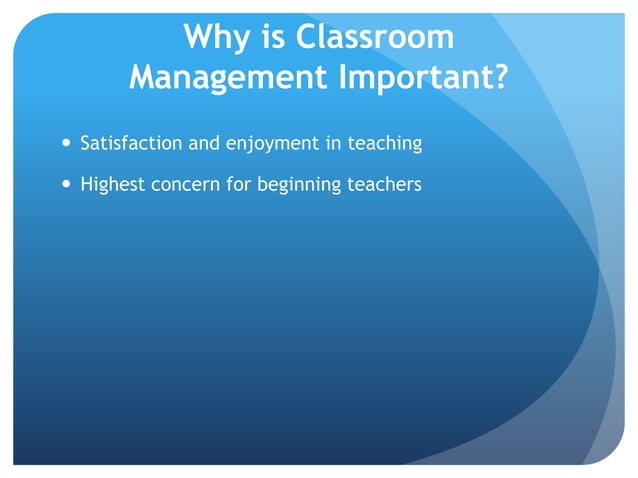 Classroom management ppt | PPTX