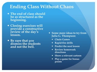 Classroom management ppt | PPTX
