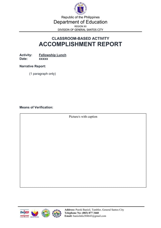 Classroom-Based-Activity-Accomplishment-Report.doc | Professional ...