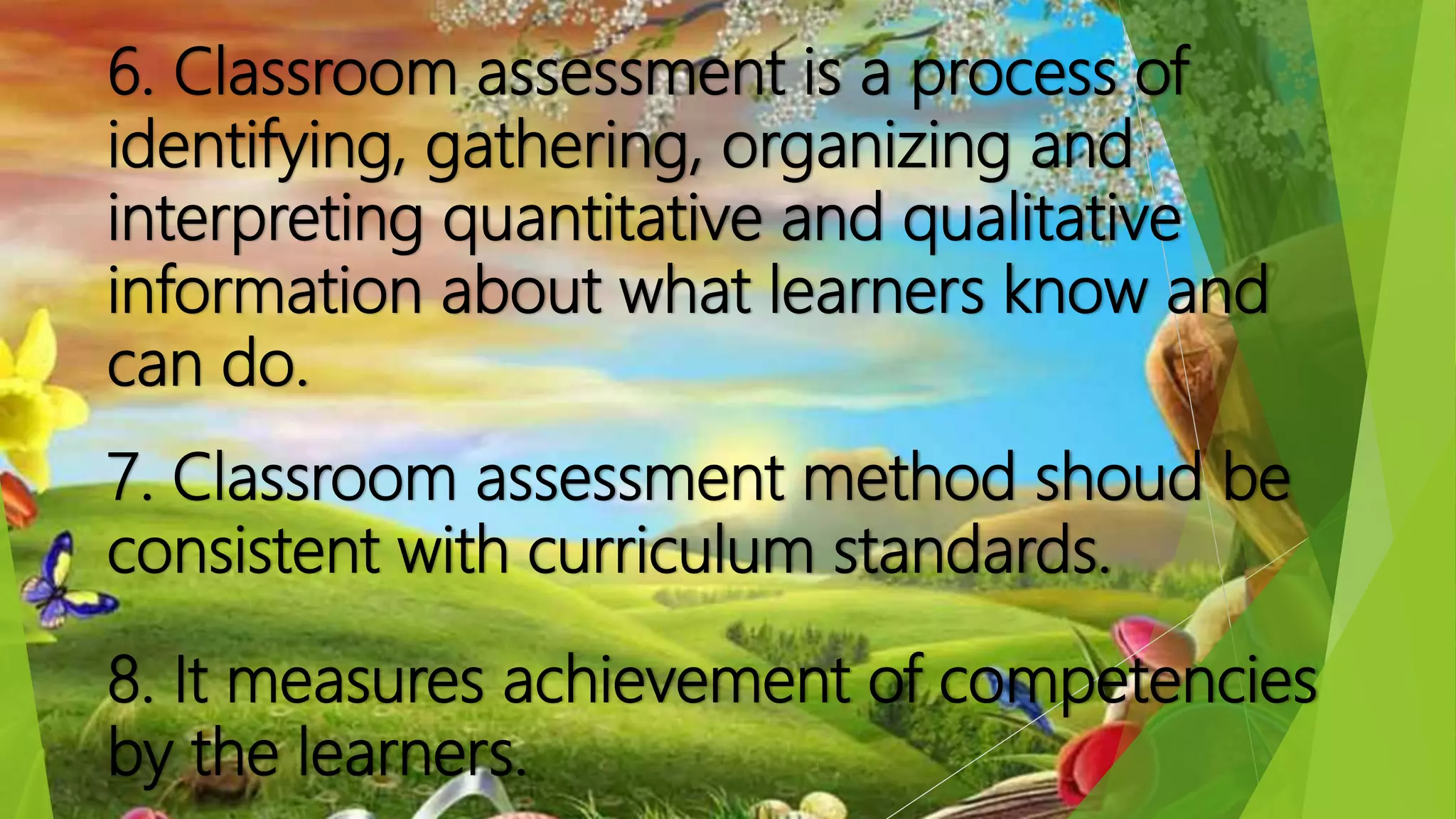 Classroom based assessment tools | PPTX