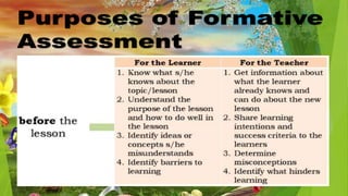 Classroom based assessment tools | PPTX
