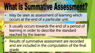 Classroom based assessment tools | PPTX