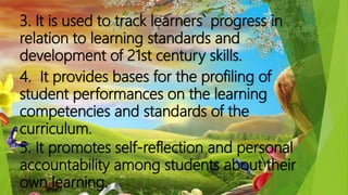 Classroom based assessment tools | PPTX