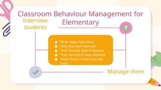 classroom-behaviour-management-for-elementary-infographics.pptx