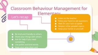 classroom-behaviour-management-for-elementary-infographics.pptx