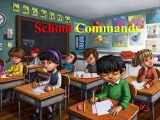 classroom-commands-flashcards-fun-activities-games-picture-descriptio ...