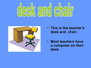 Classroom Items | PPT