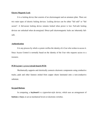 Classroom locking-system (1) | DOC | Professional School | Postgraduate ...