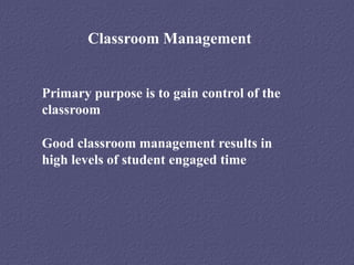 classroom manage | PPT