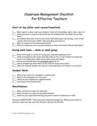 Classroom management | PDF