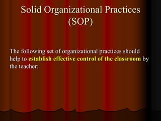 classroom-management.ppt | Parenting | Family and Relationships