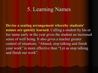 classroom-management.ppt | Parenting | Family and Relationships