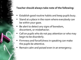 Classroom management-presentation | PPT