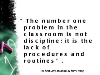 Classroom management-presentation | PPT