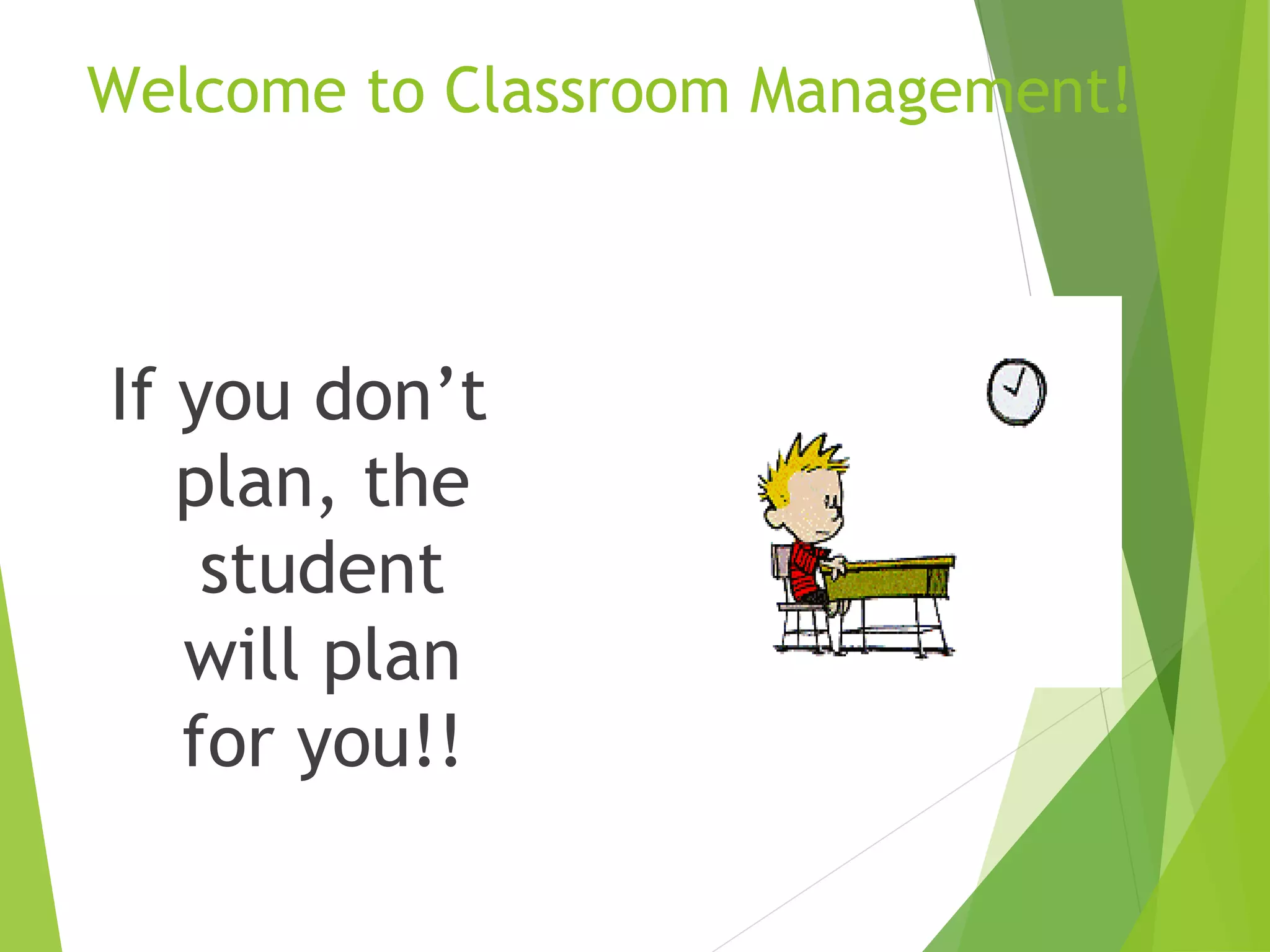 Classroom management-presentation 4-30_09 (1) | PPT
