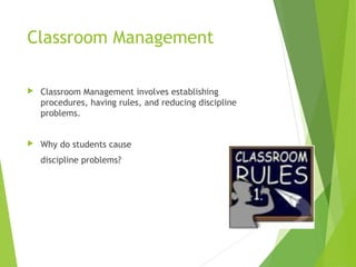 Classroom management-presentation 4-30_09 (1) | PPT