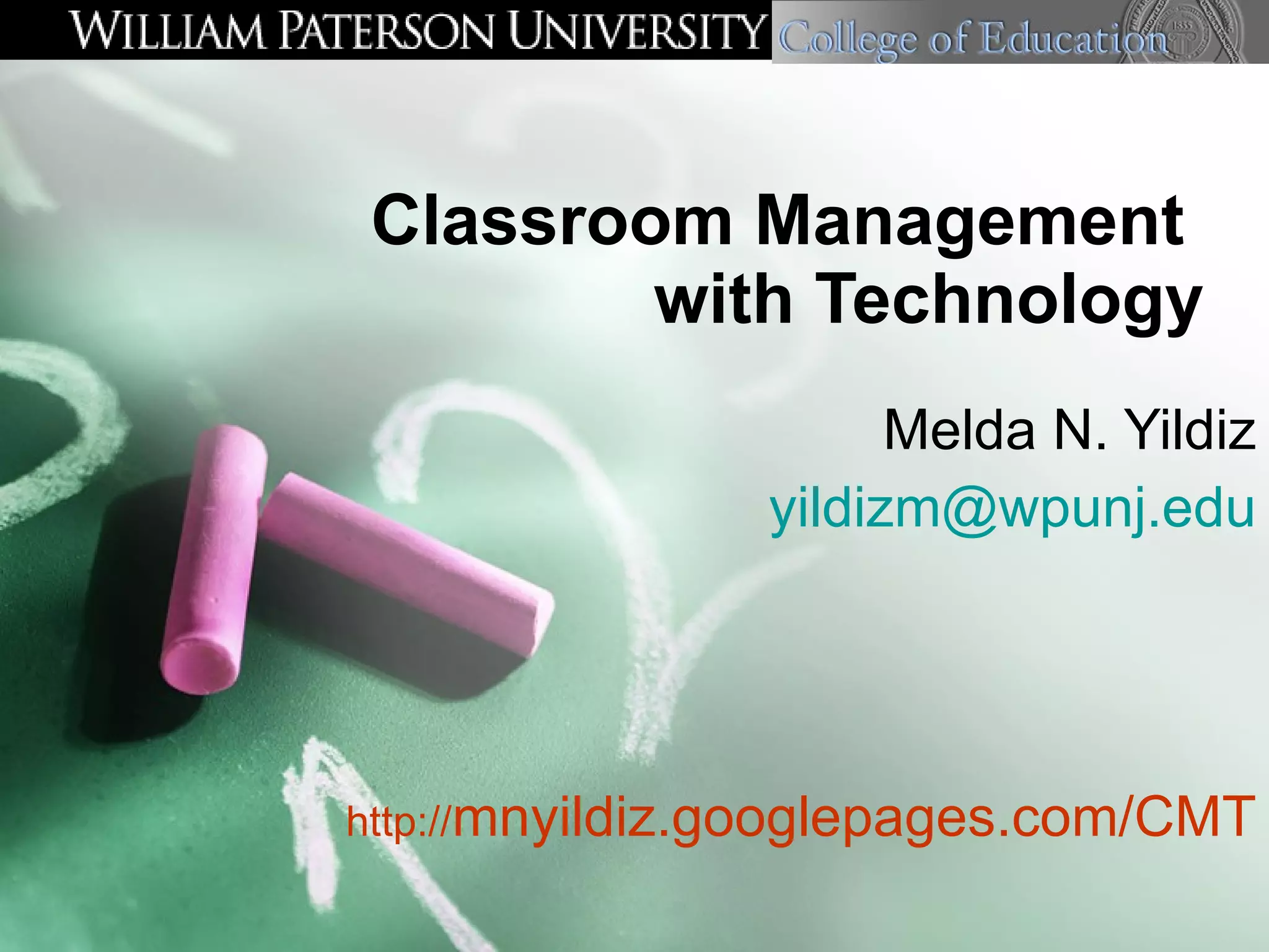 Classroom Management With Technology | PPT