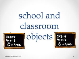 Classroom objects | PPT