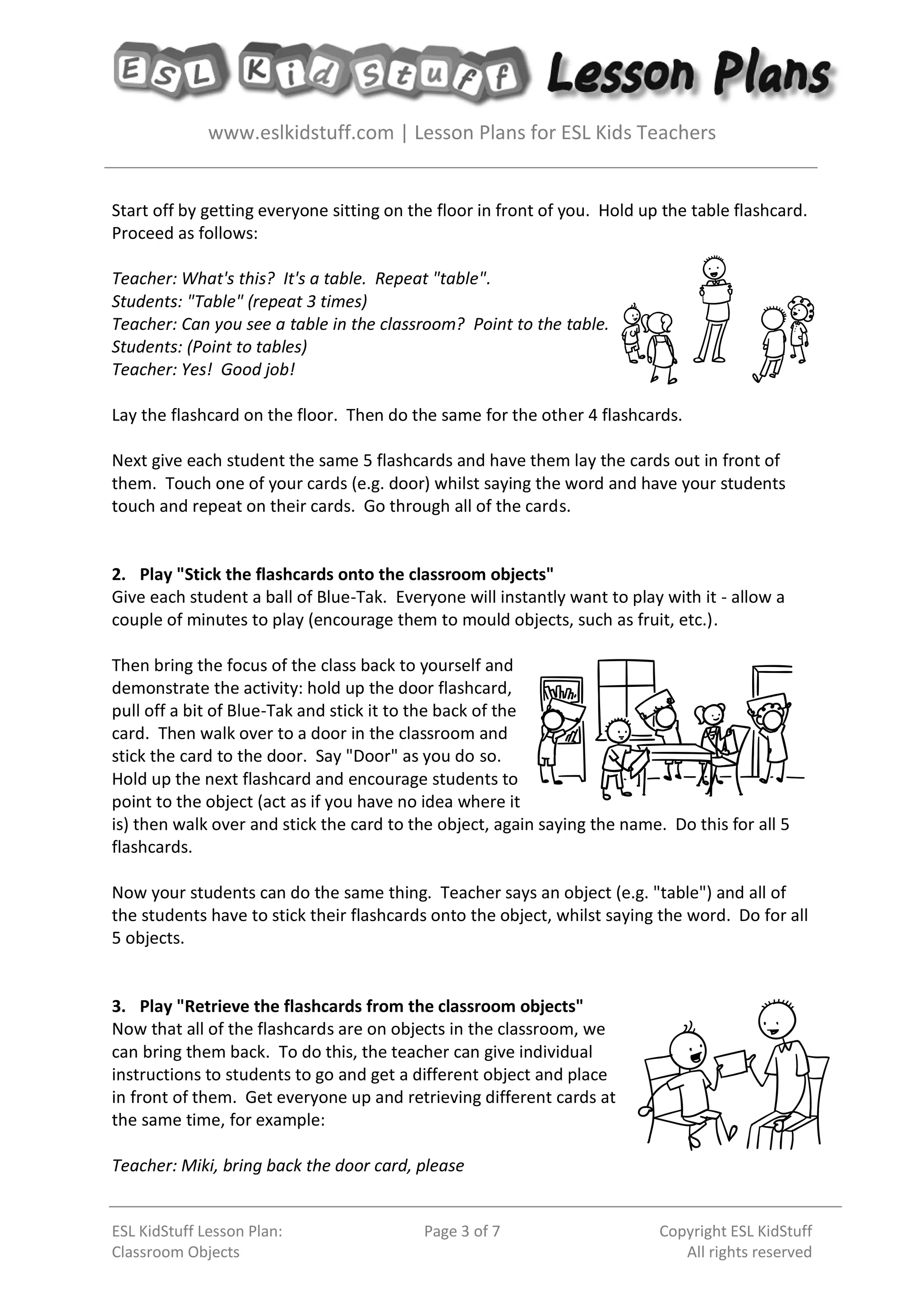 Classroom objects-lesson-plan | PDF